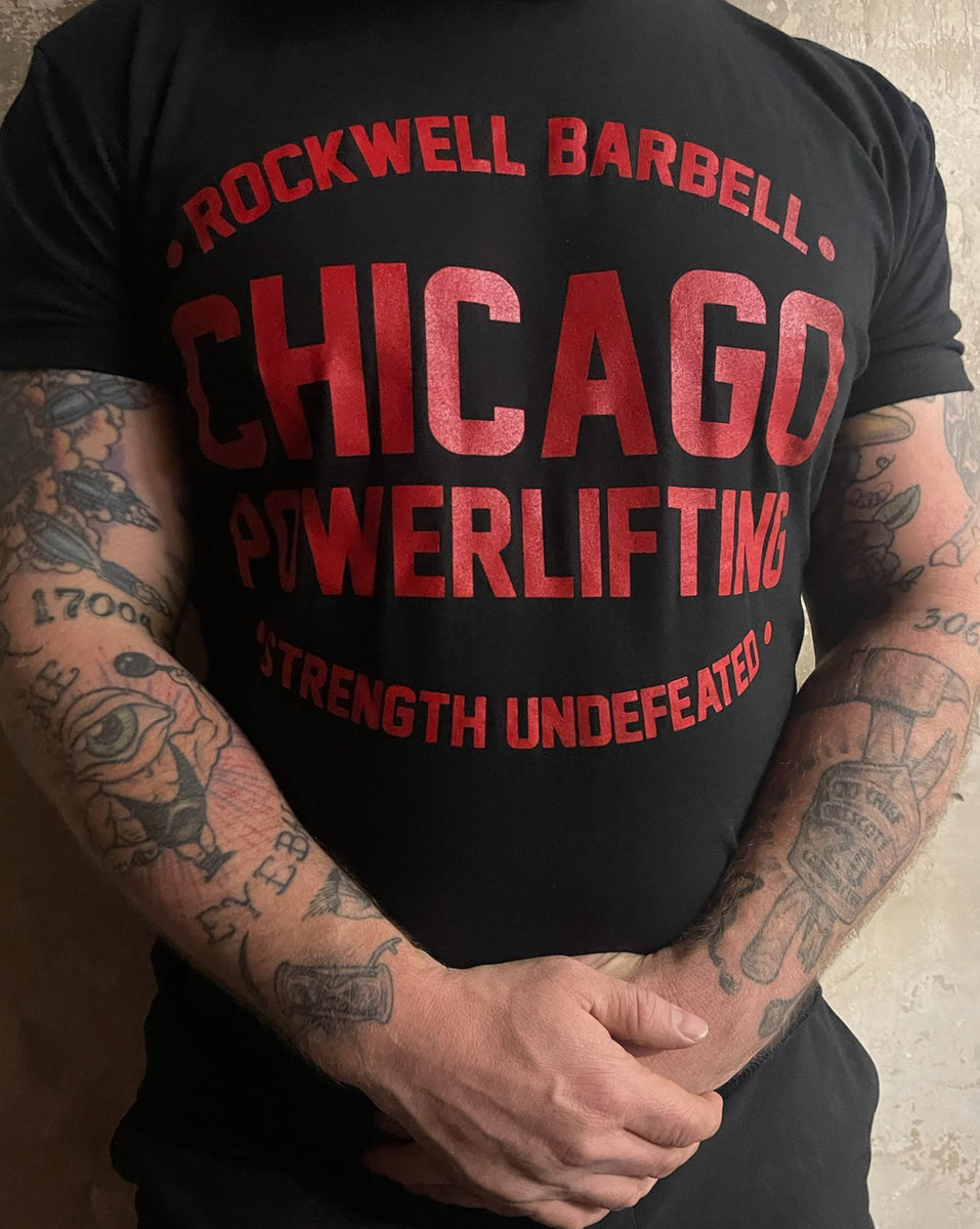 Chicago Powerlifting Athletic Shirt (Black) – Rockwell Barbell
